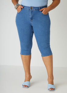 Plus Size Denim Shorts & Capris – Ashley Stewart