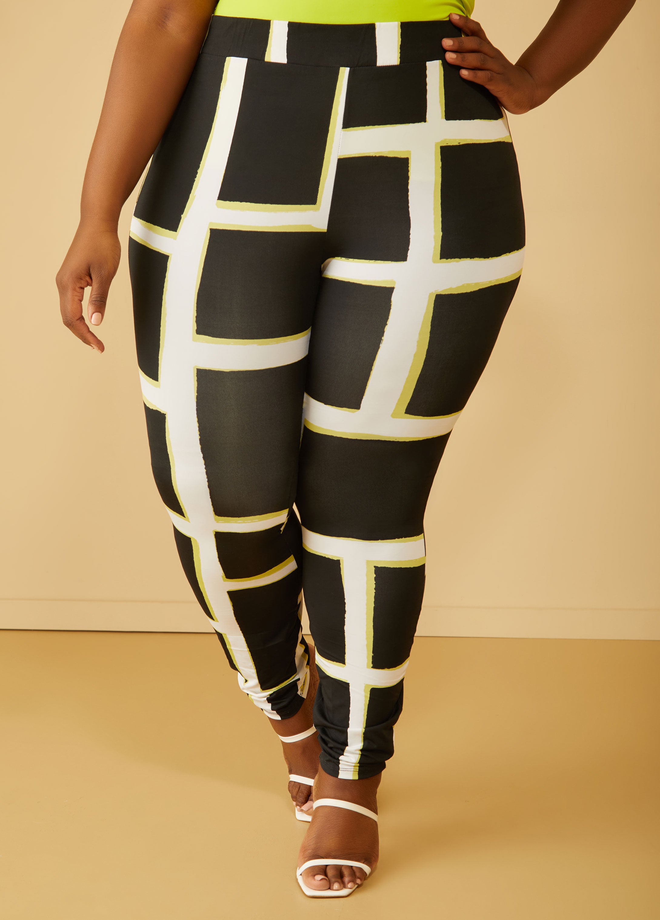 Plus Size 2pc Sets Stripe Cutout Hi Low Duster Top Leggings Outfits ...