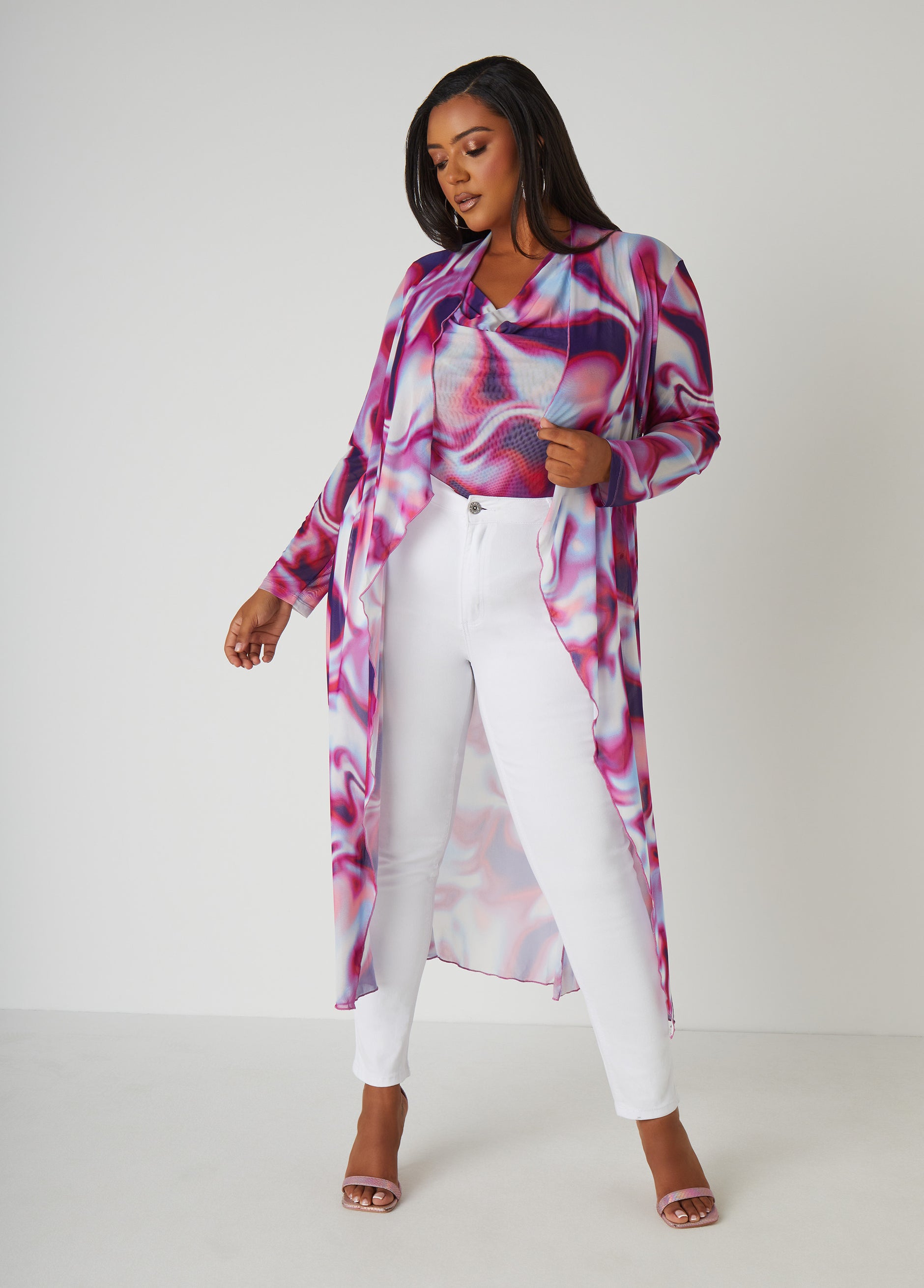 Plus Size Duster Tops – Ashley Stewart