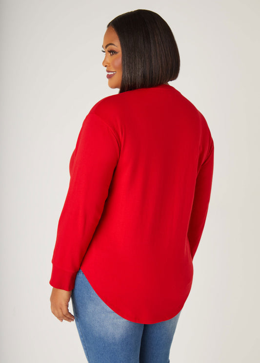 Plus Size Holiday Sweatshirt Plus Size Holiday Hi Low Plus Size Holiday Sweatshirt Plus Size Holiday Hi Low