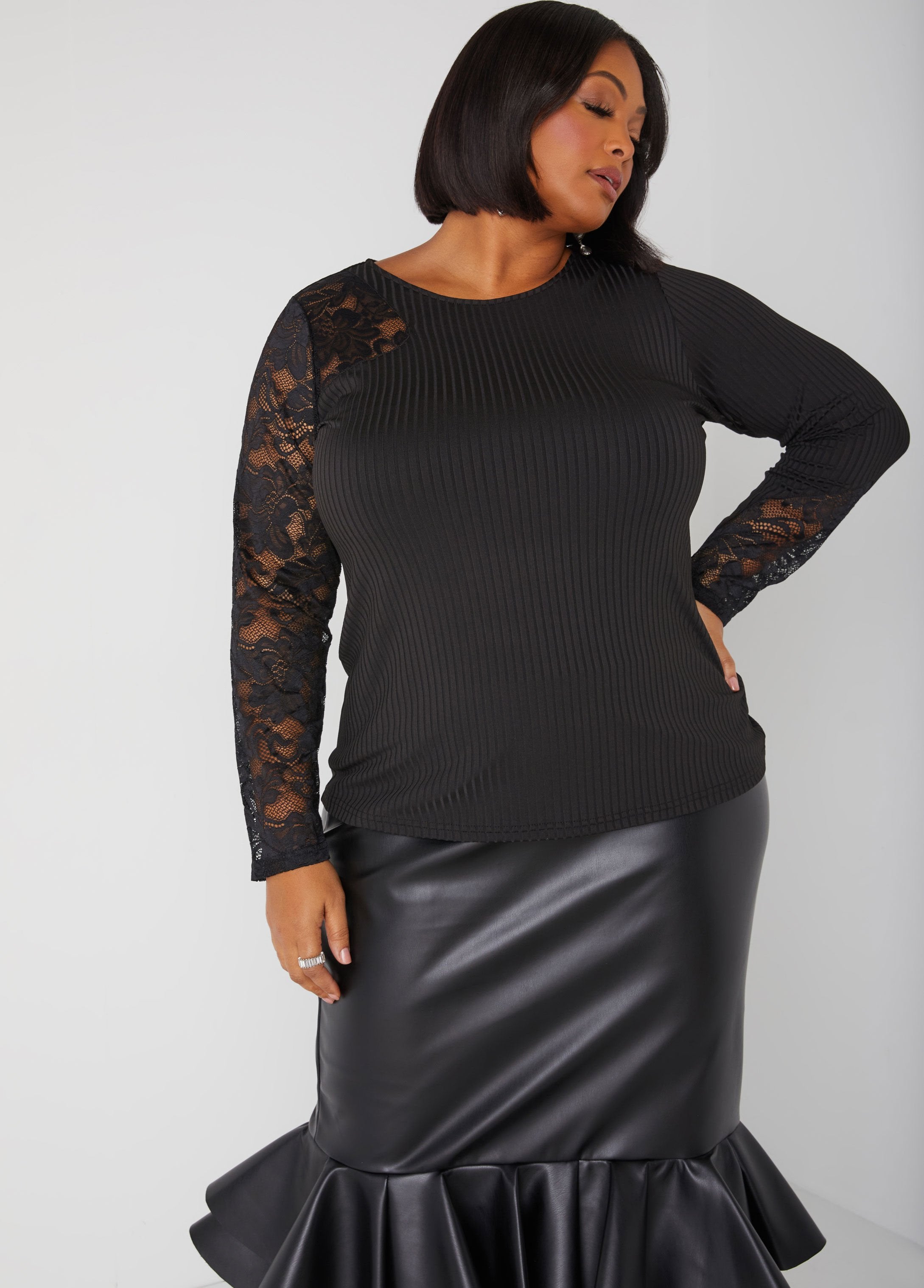 Plus Size Party Top Plus Size Holiday Top Plus Size Knit Top – Ashley ...